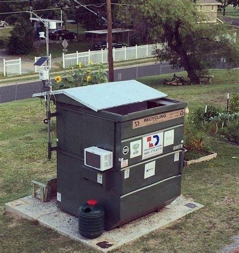 Professor Living Simply In 33 Sq Ft Dumpster Tiny House