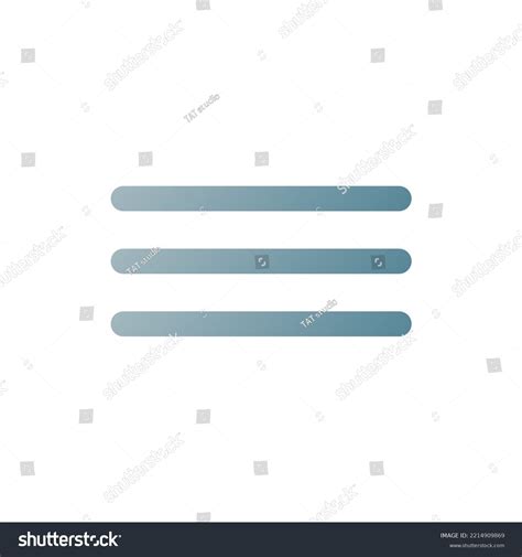 Hamburger Menu Button Pixel Perfect Flat Stock Vector Royalty Free 2214909869 Shutterstock