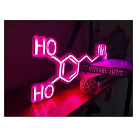 Custom Neon Lights Signslittle Molecule Of Dopamine Neon Want It All