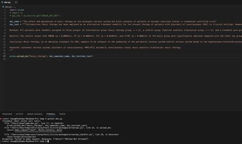 Method Not Allowed Issue Arcee Ai Arcee Python GitHub