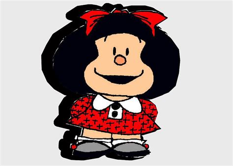 Mafalda Cartoon Character Quinos Comic Strip Argentine Comics Art