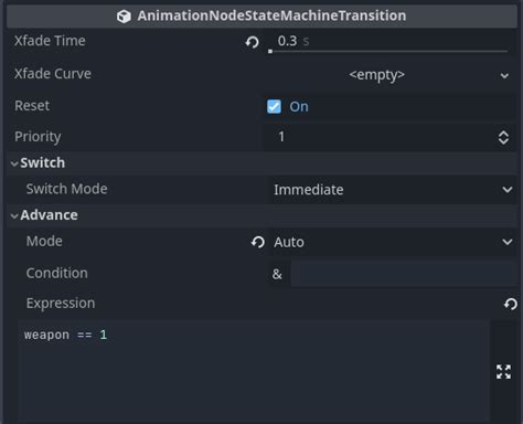 This Is How To Use Animationtree State Machine Transitions With Expressions Godot Forums
