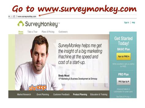 PPT HOW TO USE SURVEY MONKEY PowerPoint Presentation Free Download ID 3234871