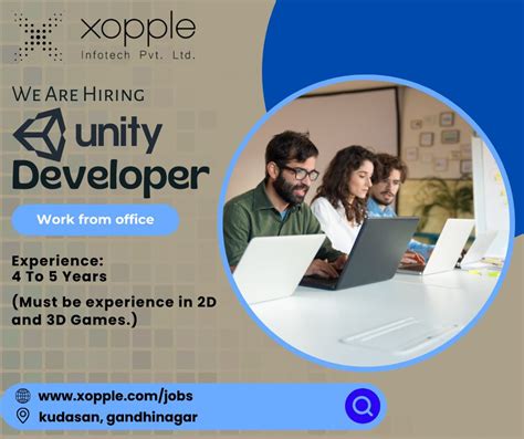 Xopple Infotech Pvt Ltd On Linkedin Unity Developer 2d 3d Scripting Animation Textures