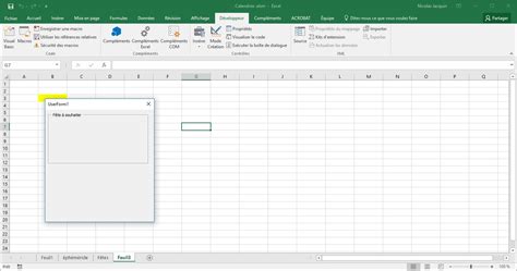 positionner curseur sur une cellule sélectée windows excel vba macros