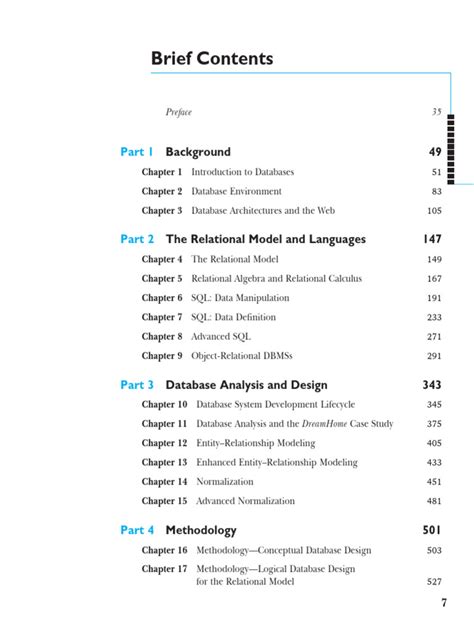 Database Systems A Practical Approach To Design I Brief Contents Pdf