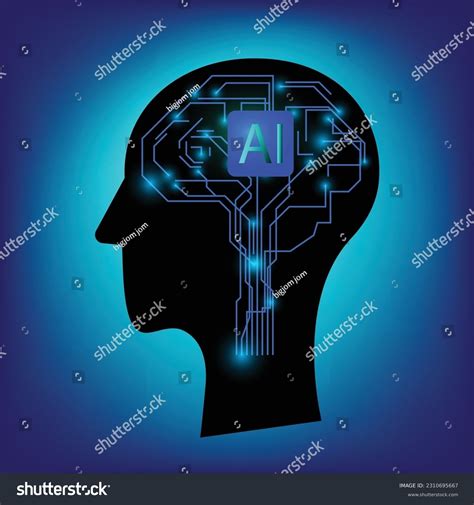 Ai Chip Technological Brain Artificial Intelligence Stock Vector Royalty Free 2310695667
