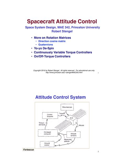 Fillable Online Spacecraft Attitude Control Fax Email Print Pdffiller