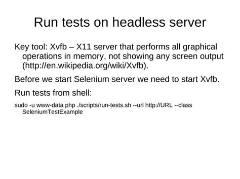 Automated Ui Testing With Selenium Ppt