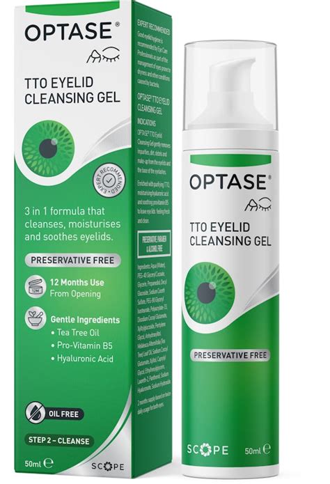 Optase Tea Tree Oil Eye Lid Cleansing Gel Medino