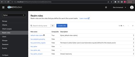 Weird Descriptions For Roles · Issue 18132 · Keycloak