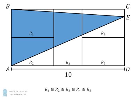 Triangle In 5 Rectangles Mind Your Decisions