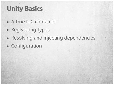 Dependency Injection With Mef And Unity Ppt Download