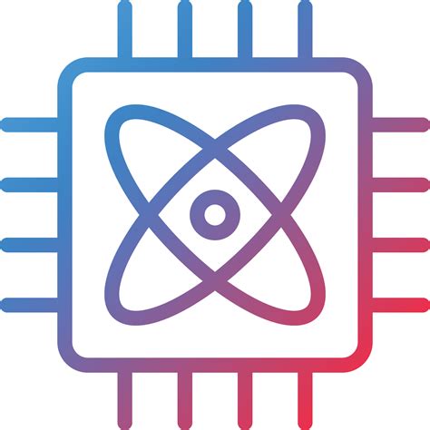 Vector Design Quantum Computing Icon Style 22303008 Vector Art At Vecteezy