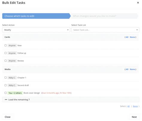 Bulk Editing Tasks Teamwork Com Support