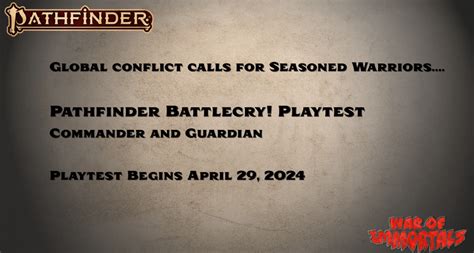 Two New Classes Ready For Playtest April 29th Rpathfinder2e