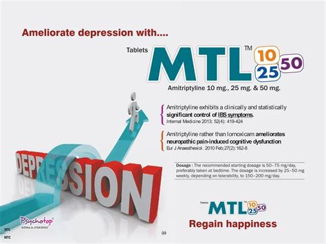 Mtl 25 New Launch Amitriptylin 25 At ₹ 28 Strip Amitriptyline