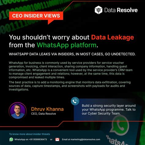 Data Resolve Technologies On Linkedin Insiderthreats