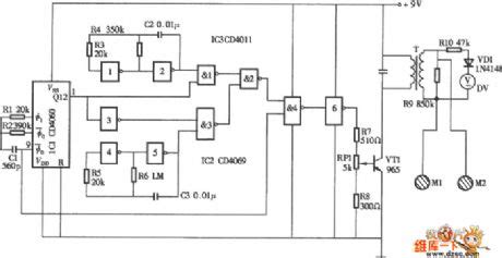 The Elementary Diagram Of Electronic Biological Wave Physical Circuit Medical Electrical