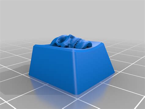 Free Stl File Skull Keyboard Key・design To Download And 3d Print・cults