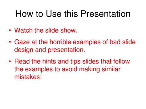 Solution Worst Powerpoint Ever Studypool