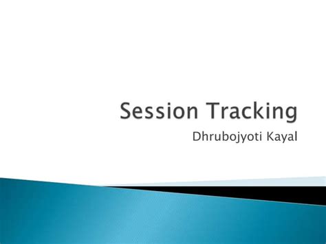 01 Session Tracking Pptx Internet Computing