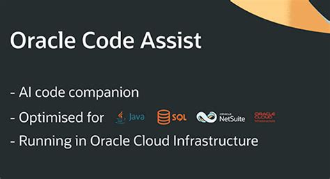 Javaプログラミングに最適化したコーディング支援ai「oracle Code Assist」、オラクルがベータ版として公開。oracle
