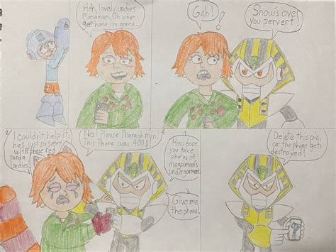 Lily takes a pic of MEGAMAN by protoman17 on DeviantArt