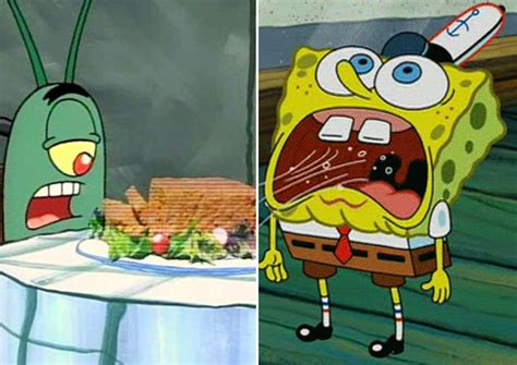 Spongebob Eating Dinner