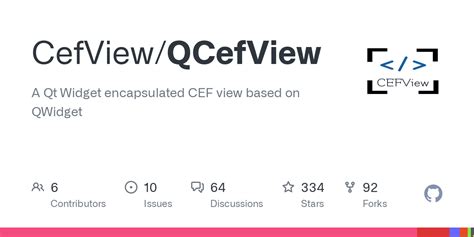GitHub CefView QCefView A Qt Widget Encapsulated CEF View Based On