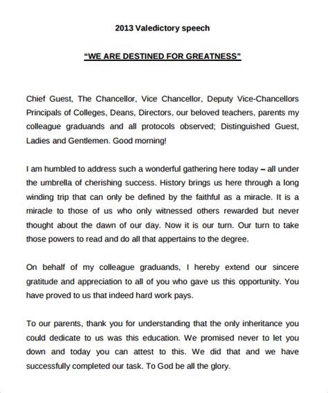 Free 31 Sample Speech In Pdf