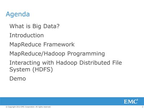 Big Data And Analytics Mapreducehadoop A Programmers Perspective Ppt