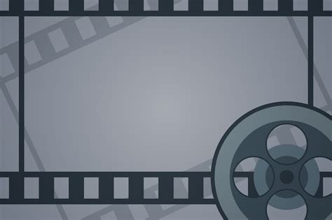 손으로 그린 오래된 영화 배경 프리미엄 벡터