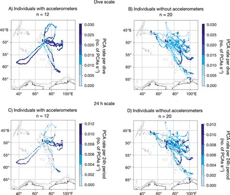 foraging behaviour prey capture attempt [pca] rate of southern