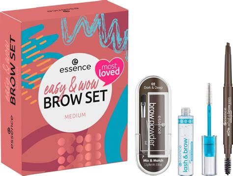 Essence Easy And Wow Brow Set Medium
