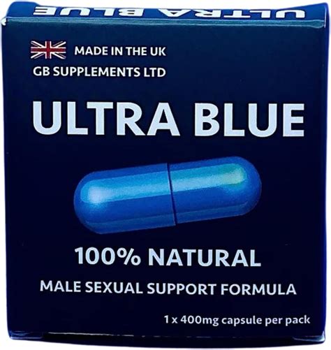 12 X Ultra Blue Pills For Men Made Of Maca Root Ginkgo Bilboa
