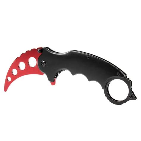Spring Assisted Karambit Trainer Folding Training Karambits Blunt Practice Karambit Knife
