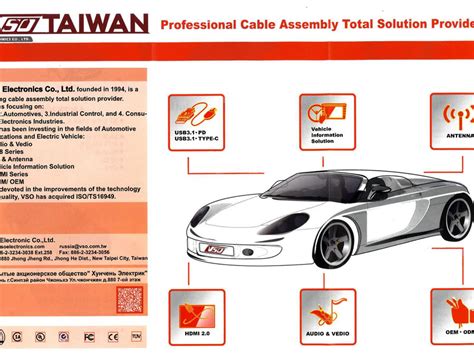 Vso Electronics Co Ltd Your Cable Assembly Manufacturer Shopping In Taiwan Leisure