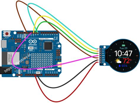 Arduino UNO R Round Circular TFT LCD Display Arduino UNO R Tutorial