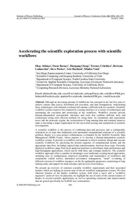 pdf integrating scientific workflows and large tiled display walls