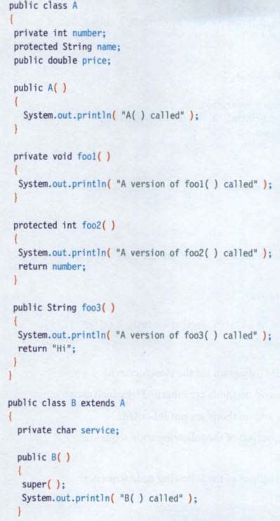 solved public class a private int number protected string