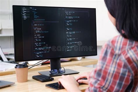 programmers and developer teams are coding and developing software
