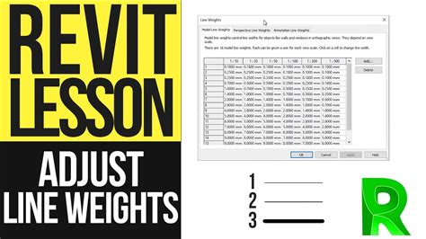How To Change Line Weights In Revit YouTube