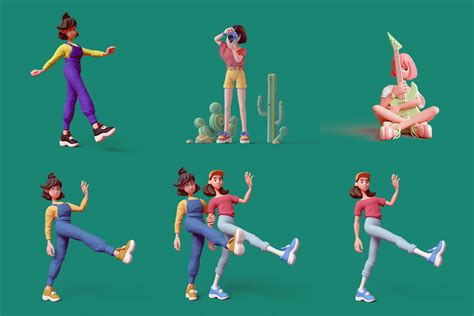 40 Png کاراکتر دختر 3d 🔥کد فایل 131622