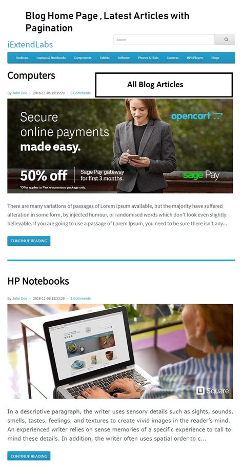 OpenCart Opencart Blog Module Daily Blog Pro