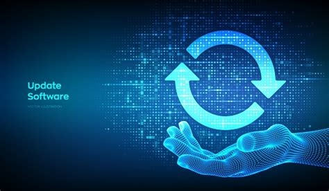 Update Software Upgrade Computer Program Version Concept