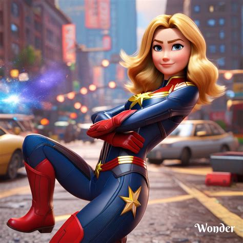 Captain Marvel Toon Style 2 By Lr6777 On Deviantart