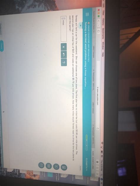 Solved O LINEAR EQUATIONS AND 1 Solving A Decimal Word Chegg Com