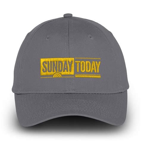 Sunday Today Embroidered Hat