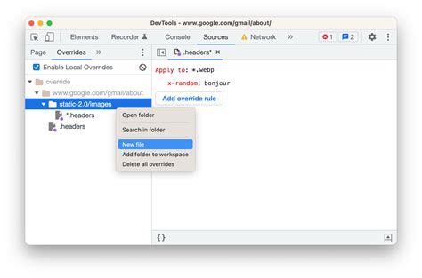 Rfc Override Response Headers Locally With Devtools · Chromedevtools Rfcs · Discussion 4